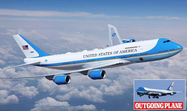 Boeing unveil new color scheme for $3.9bn Air Force One replacement ...