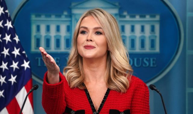 White House critics seize on key detail of Karoline Leavitt's dress ...