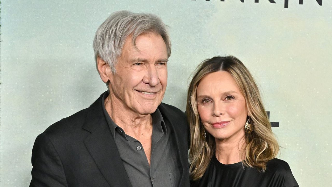 Harrison Ford's wife Calista Flockhart, 60, looks frail on rare outing ...