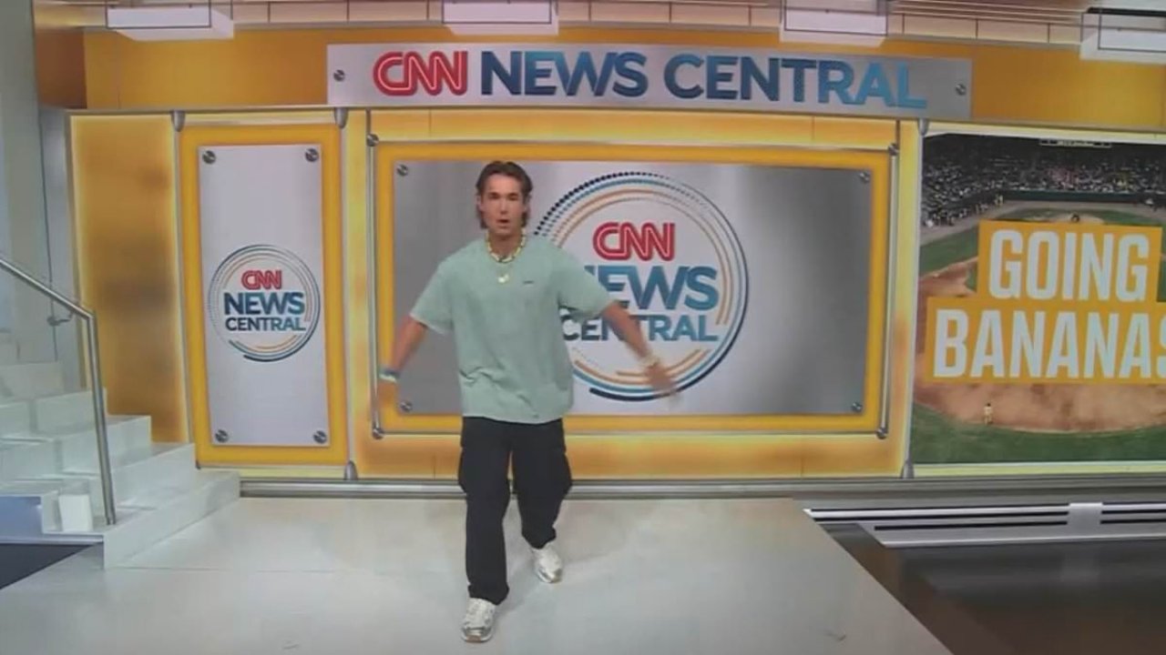 CNN guest's attempt at backflip goes disastrously wrong live on air ...