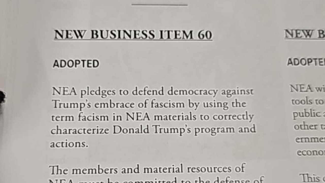 Teachers union mocked after embarrassing error in anti-Trump agenda ...