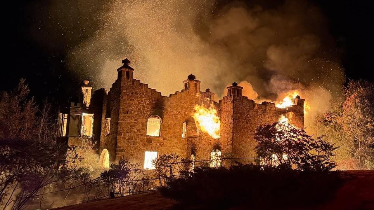 Historic New England stone castle set to be torn down after fire - www ...