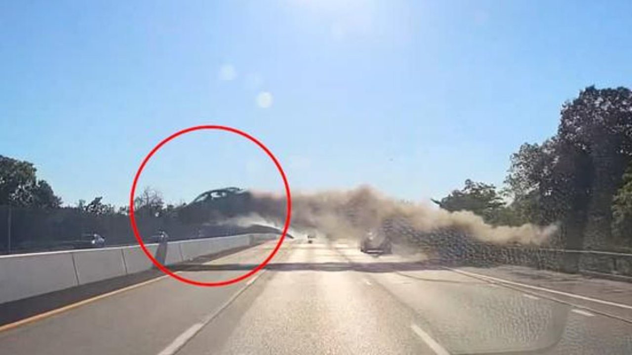 70-year-old driver goes flying over busy six-lane NY highway - www ...