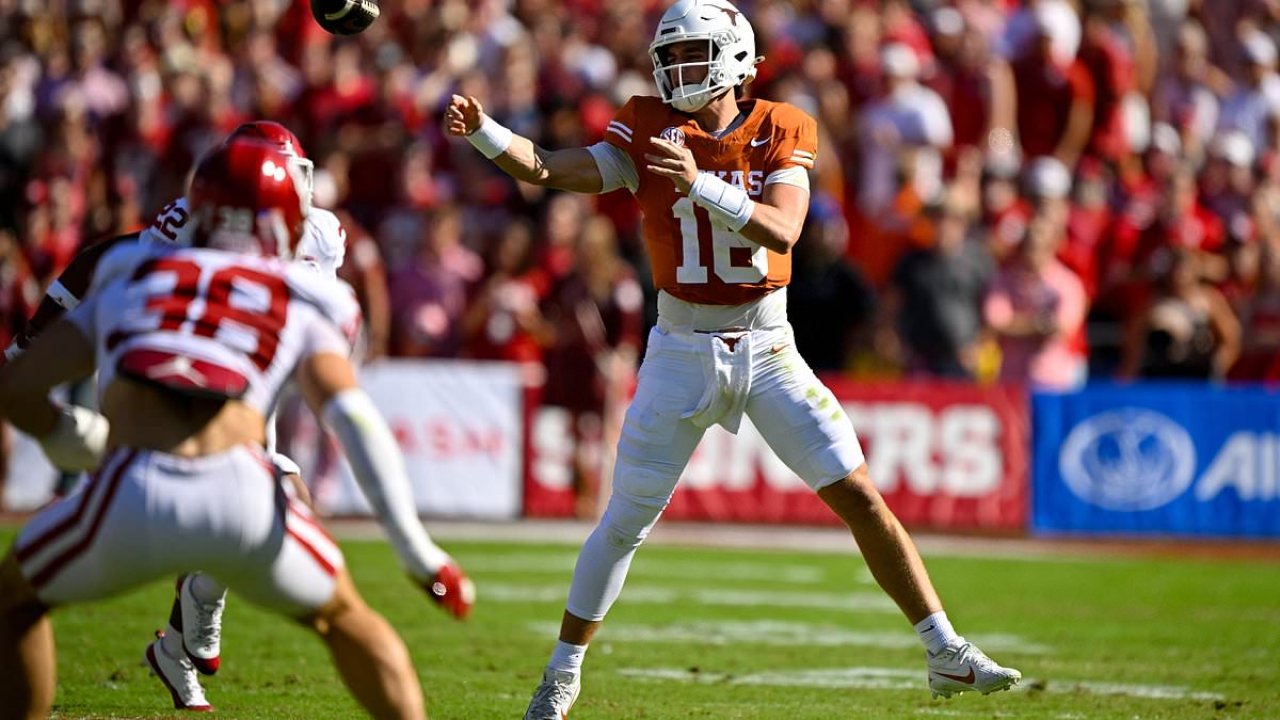Arch Manning stuns Oklahoma AND his critics with Texas' upset win - www ...