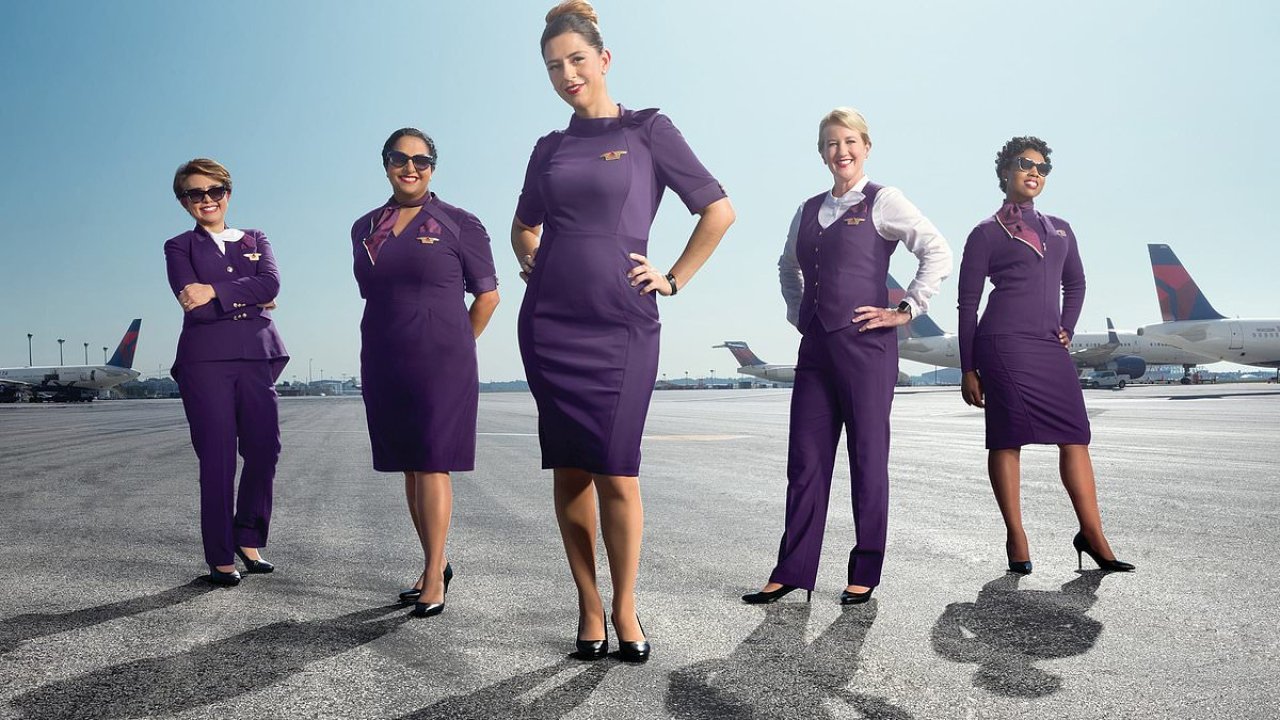 Delta staff swoon over 'cute' new dresses as uniform is revamped ...