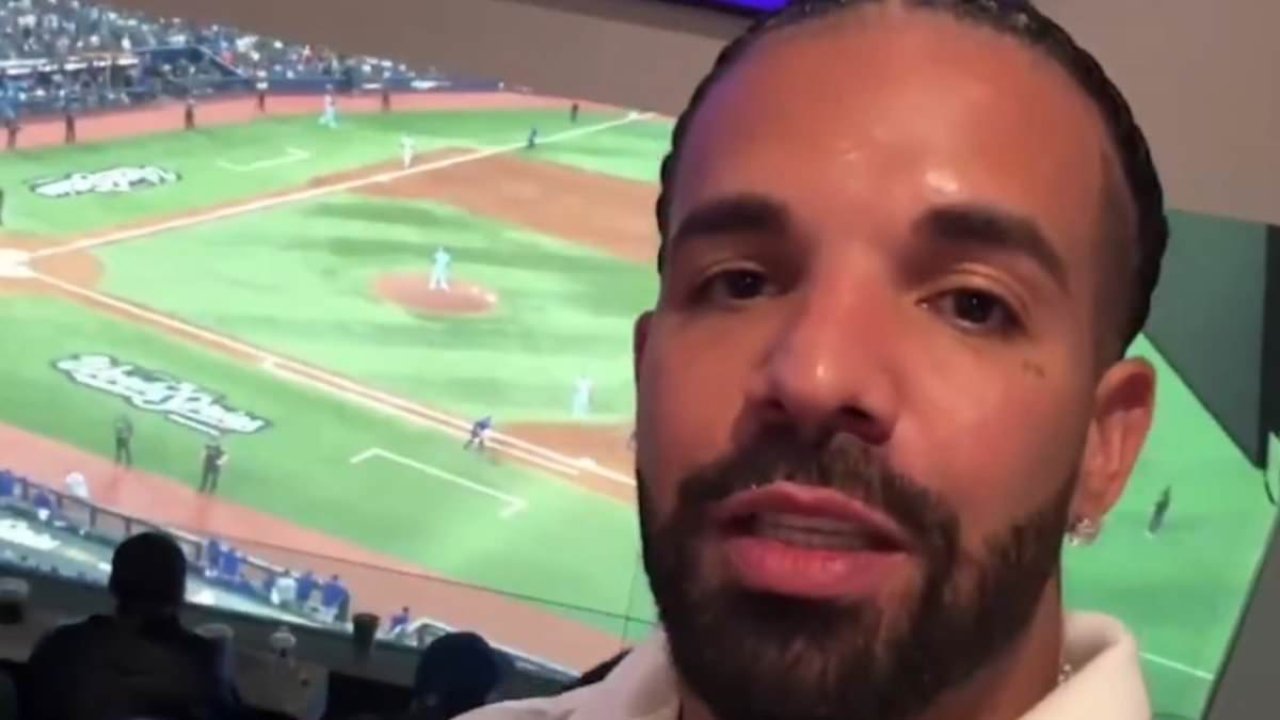 Drake watches Blue Jays lose to Dodgers as infamous 'curse' returns ...