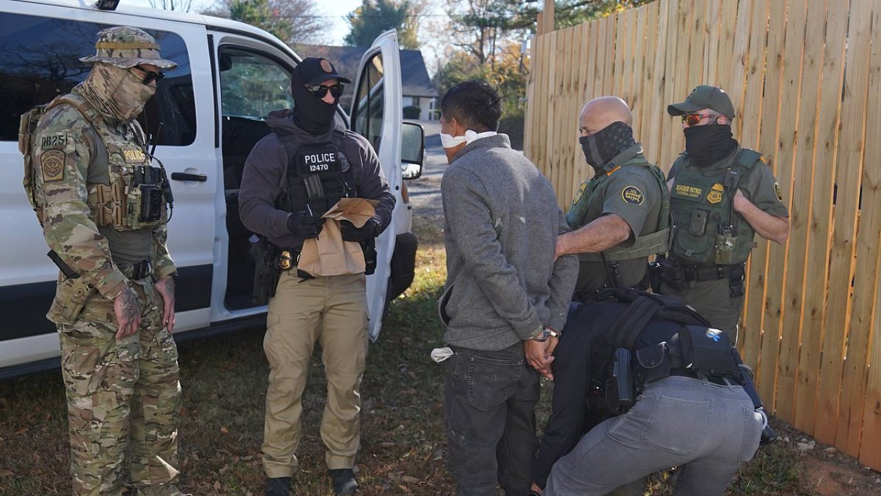 Migrant sobs during ICE arrest as southern city is flooded with agents ...