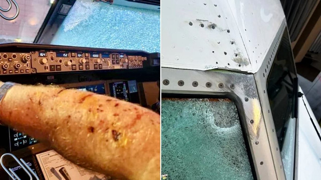 Mystery object broke United flight's windshield at 36,000ft revealed - ABDPost.com Amerika'dan ...