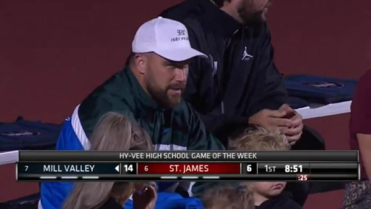 Travis Kelce swaps the NFL for Friday Night Lights in Kansas City ...