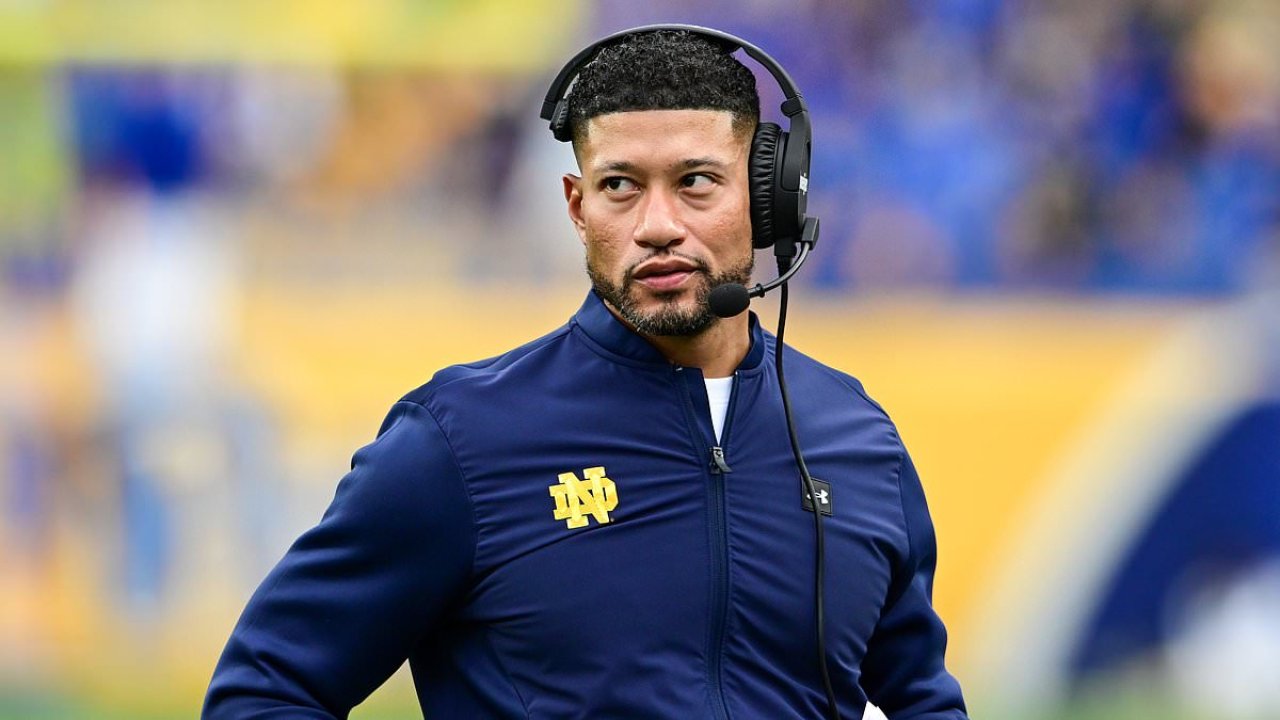 Notre Dame coach Marcus Freeman accused of battery in police report ...