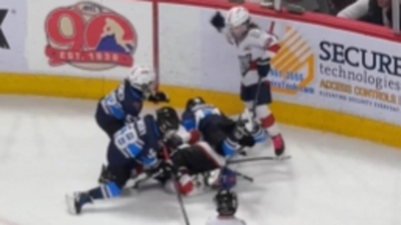 Violence erupts at KIDS' hockey game as players throw punches, brawl ...